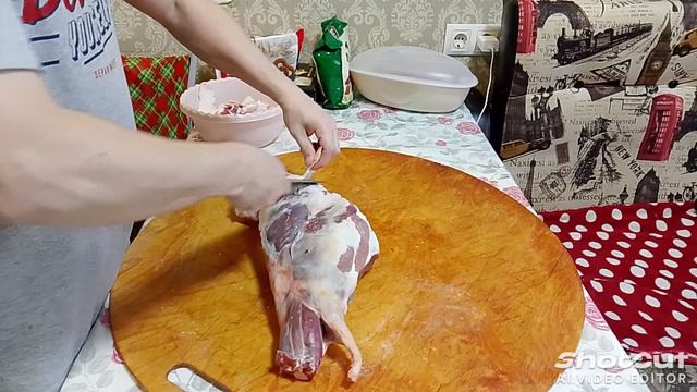 Бараний окорок! Подготовка к новому году!