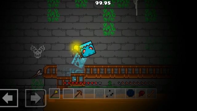 геометри даш но это Майнкрафт! (Я прошол Майнкрафт) гд