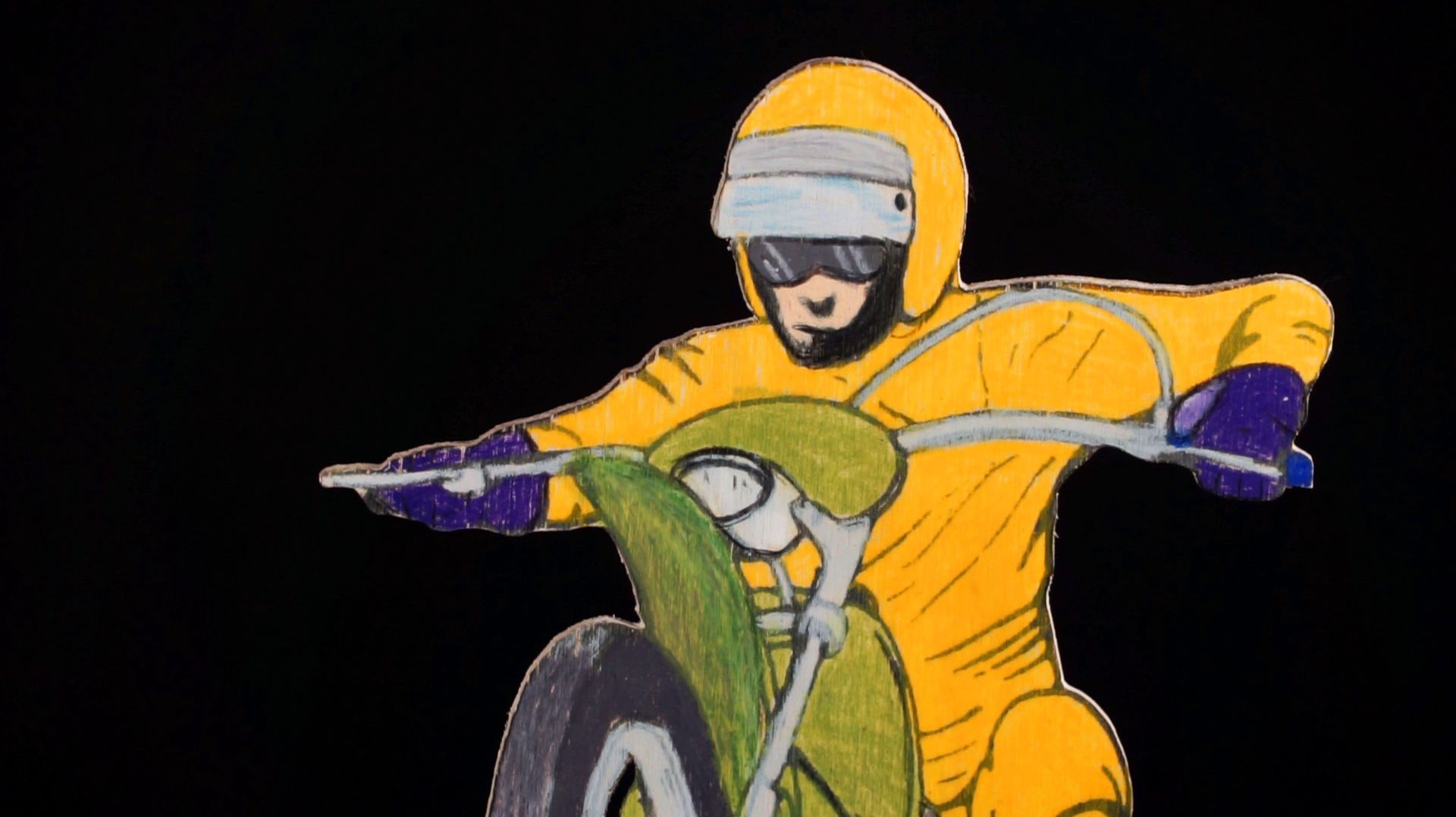 XVII. Выпиливаем лобзиком Мотоцикл от Pebaro 351-1S