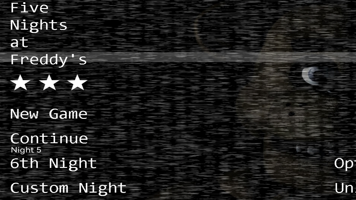 FNAF 1_zhanna 34k_в пред последнем ночи редкий кадр.