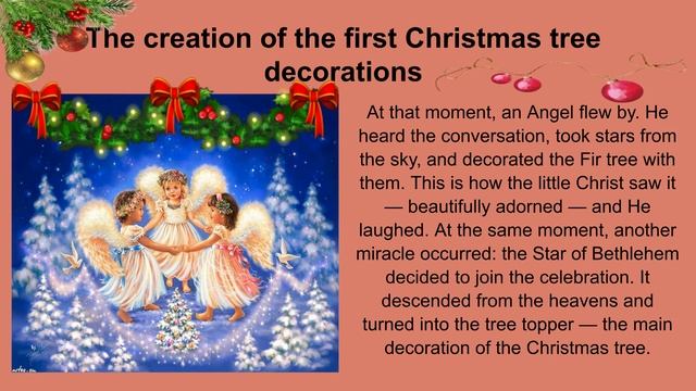 Полина из 10Б представляет "Interesting Facts about the History of Xmas Tree Decorations"