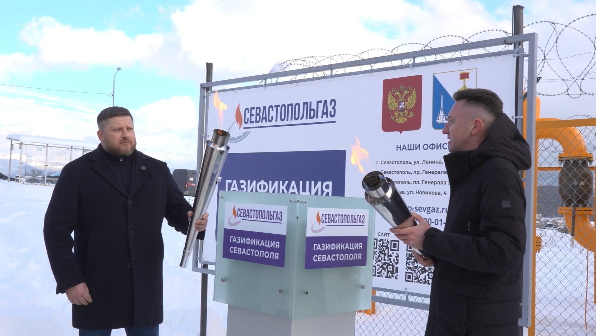 В домовладения жителей села Широкое начало поступать голубое топливо