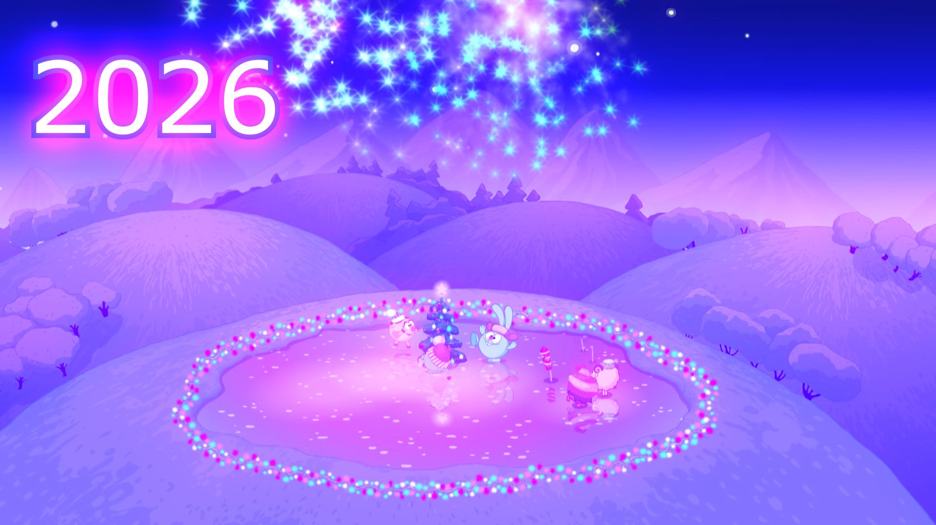 Новогодняя музыка (новогодняя ночь) Российская анимация 2026