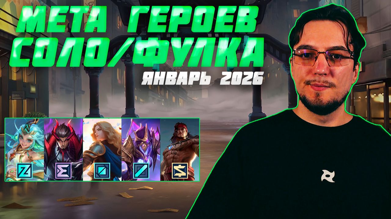МЕТА января в MOBILE LEGENDS | Лучшие герои для поднятия ранга | Тир лист MLBB