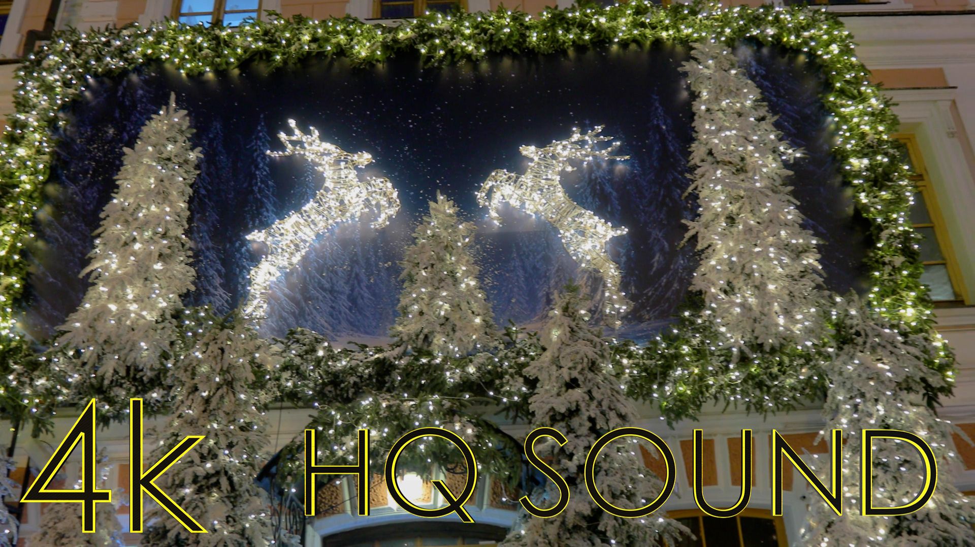 Прогулка по новогоднему Арбату. День 2 (Canon EOS 5D Mark IV/4K/HQ sound)