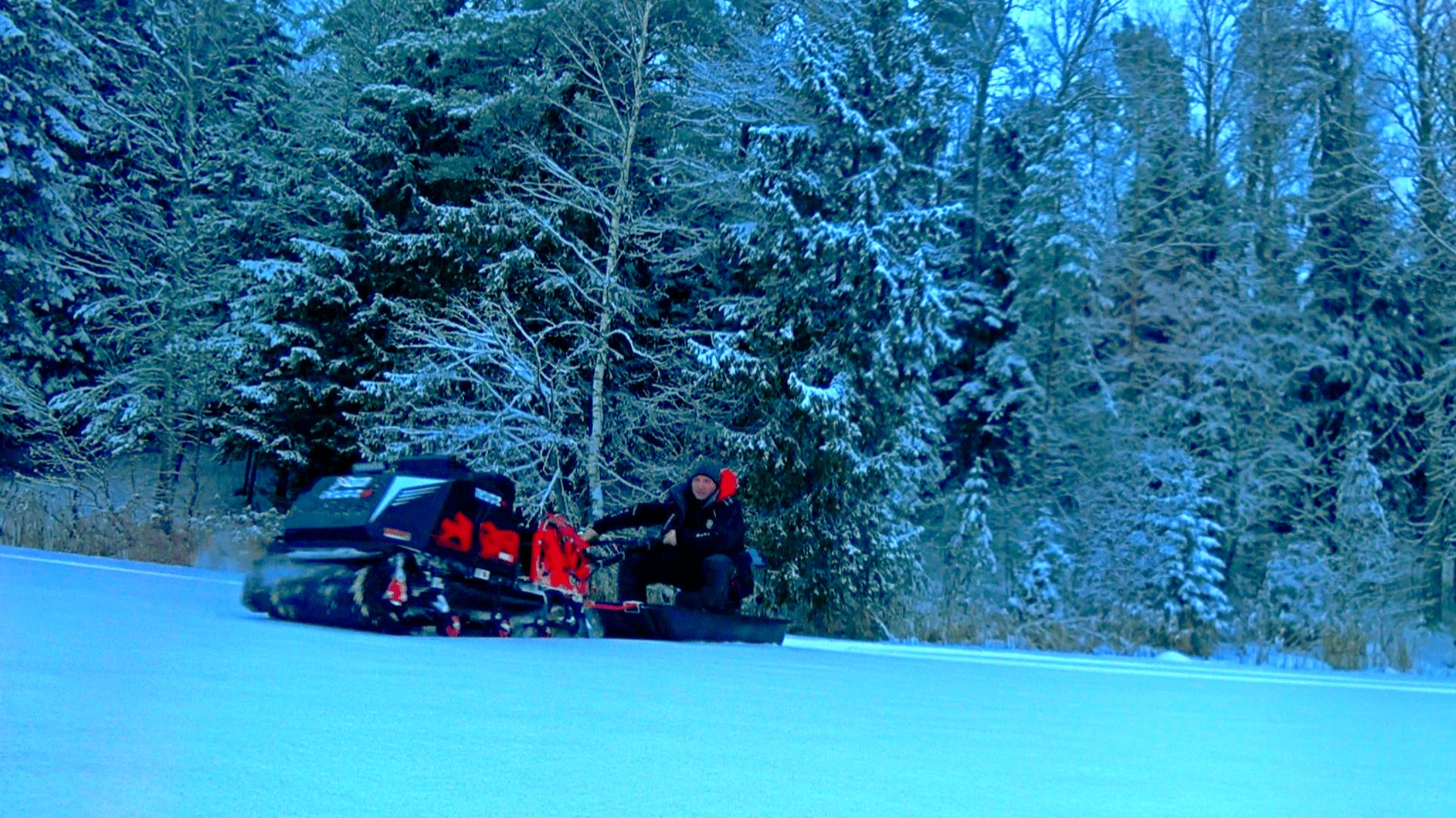 На рыбалку на мотобукси... Ловля окуня на блесну. Подводная съемка. Рыбалка в глухозимье на IKUDZO