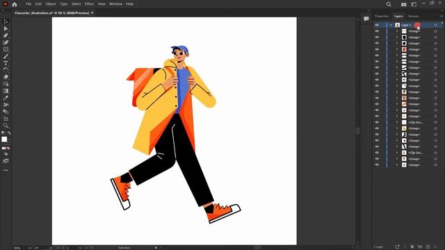 Урок Как подготовить файл в Adobe Illustrator в After Effects