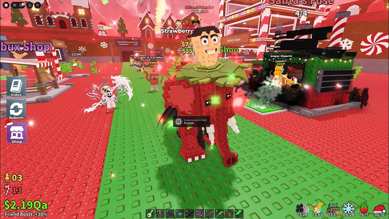 Я получил Клубничного Слона ОГ Гниения мозгов в Новогодний Эвент Админ Обьюз - Укради гнилой Мозг