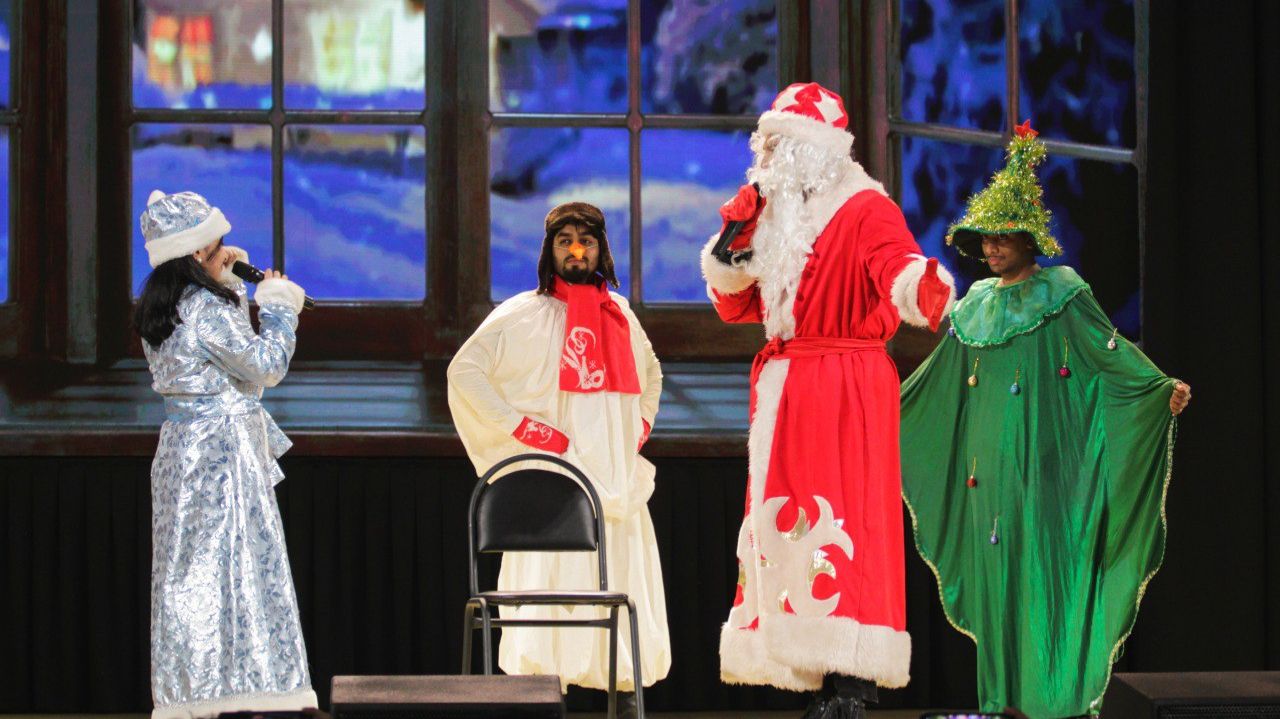 Новый год у иностранных студентов ВГЛТУ