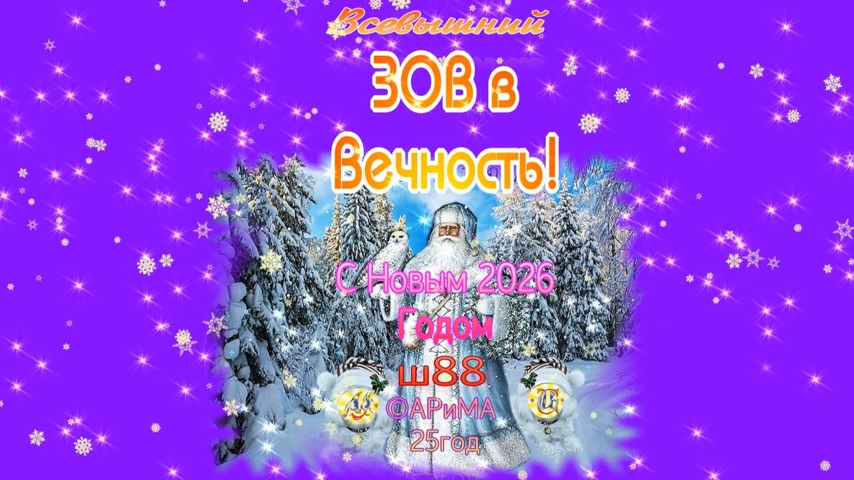 ш88 ЗОВ в ВЕЧНОСТЬ -Всевышний ©АРиМА  31-12-25