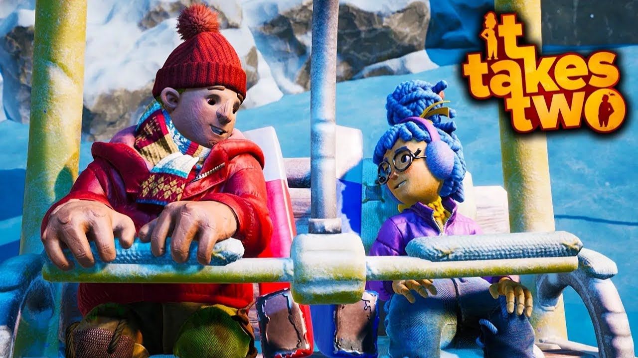 Играю с братом в  IT TAKES TWO ➤ Прохождение #6➤ Зимние приключения с покатушками