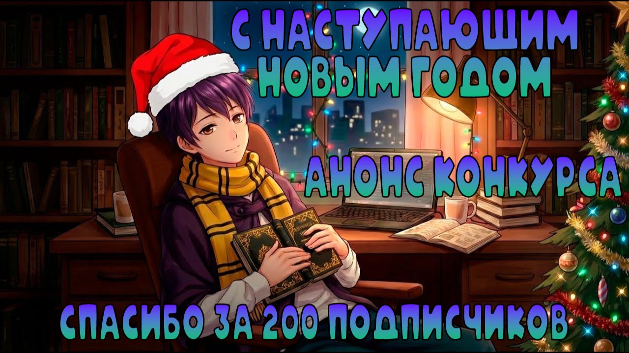 Новогодний поздравление от Хейна: конкурс, планы и спасибо за 200 подписчиков!
