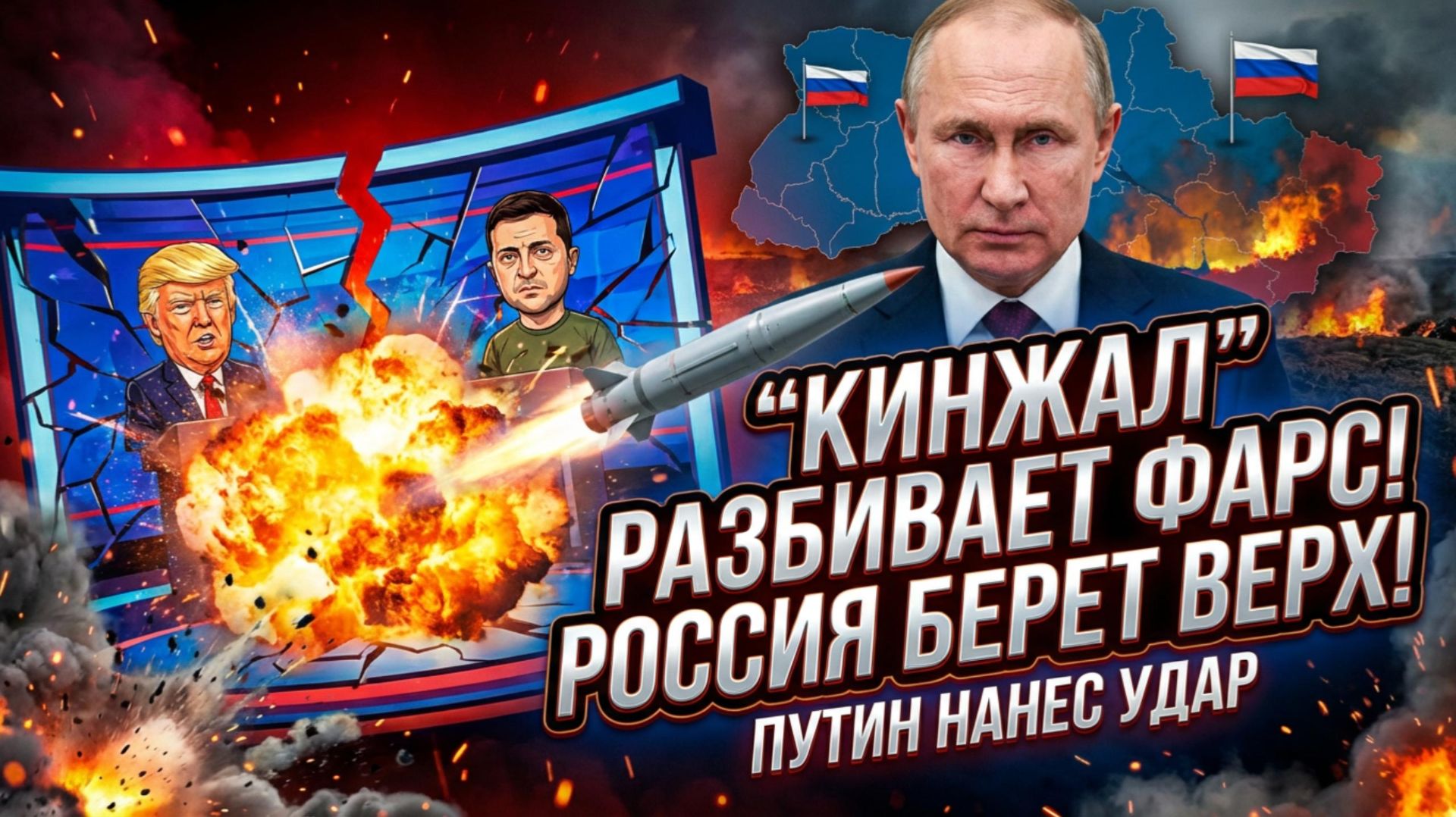 🚨Дэни Хайфон | Гиперзвуковое «НЕТ!» Путина. Удар «Кинжалами» положил конец фарсу Запада