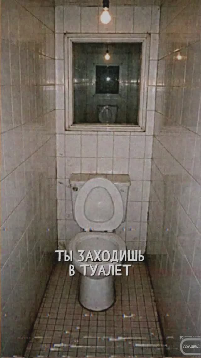 📚 Ты заходишь в туалет и больше не можешь выйти.📚