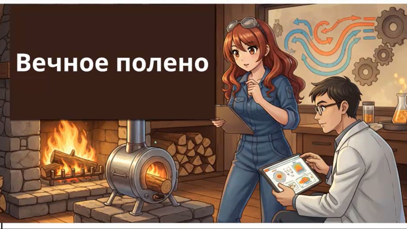 Вечное полено своими руками: как экономить до 50% дров с помощью воды