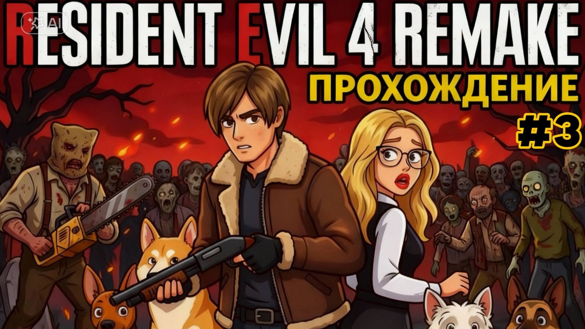 ДА СКОЛЬКО ВАС ВООБЩЕ? #3| Resident Evil 4