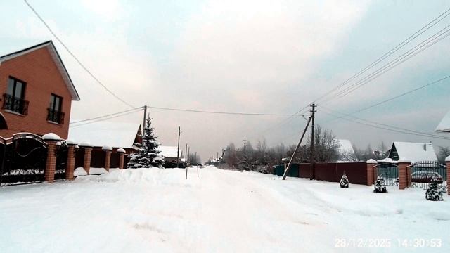 Колхозная улица. Йошкар-Ола декабрь 2025