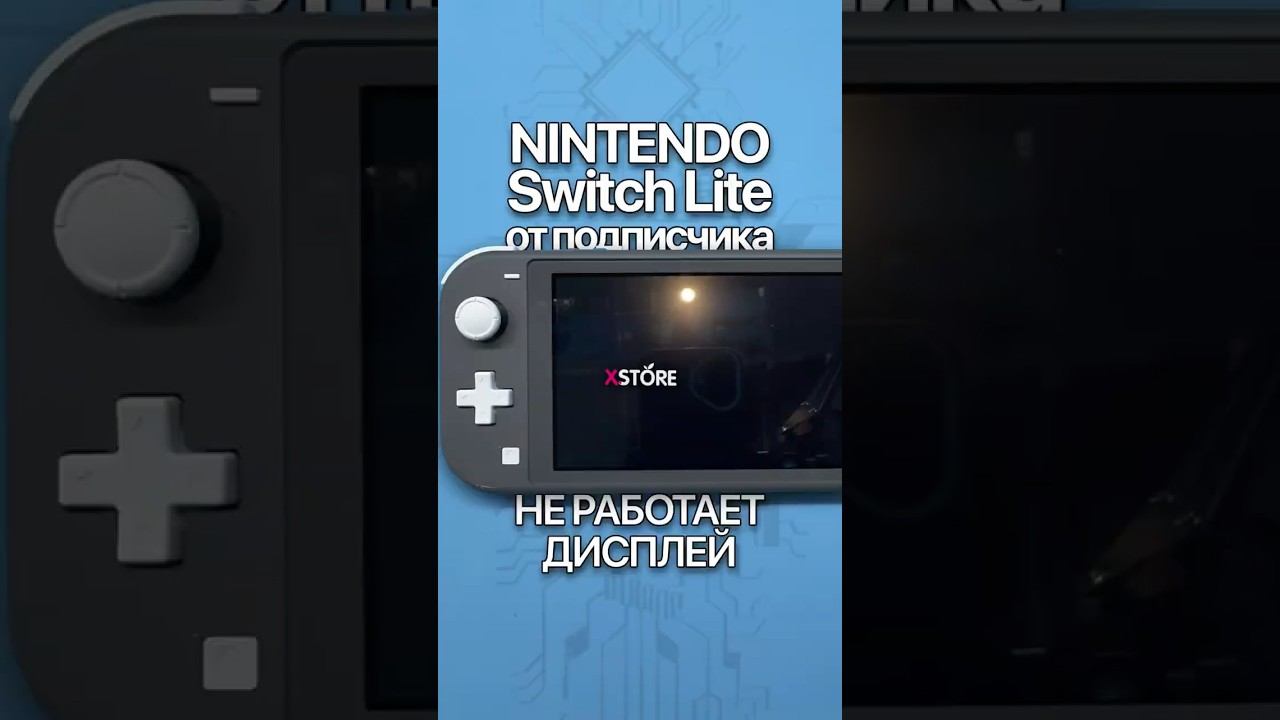 Nintendo Switch Lite нет изображения после прошивки | от подписчика