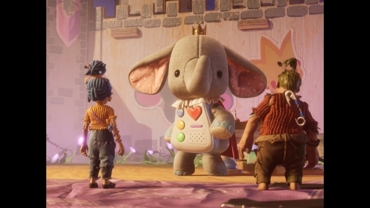 Играю с братом в  IT TAKES TWO ➤ Прохождение #4➤Комната Роуз➤ Ловим слониху Лапку и идём в Часы