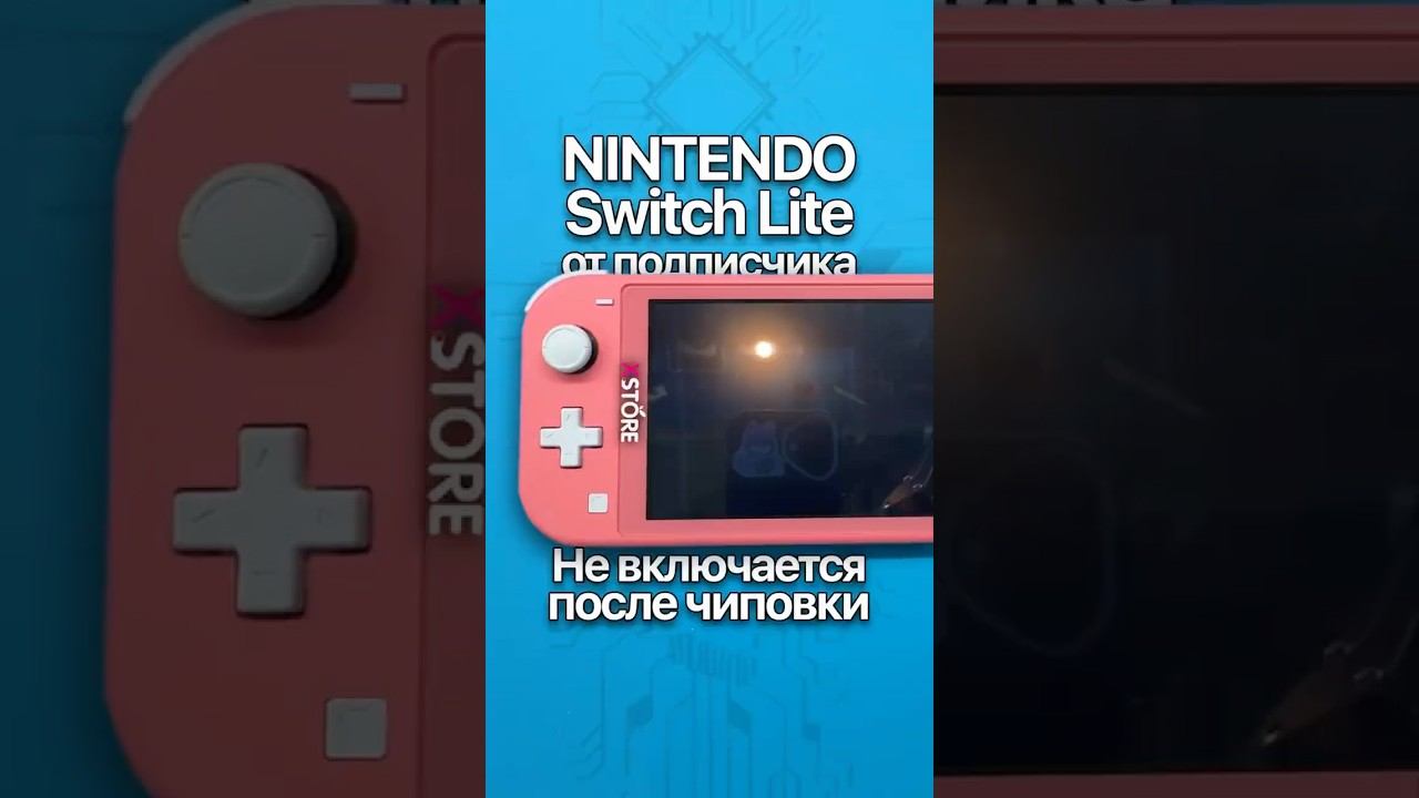 Nintendo Switch Lite перестал включаться после прошивки