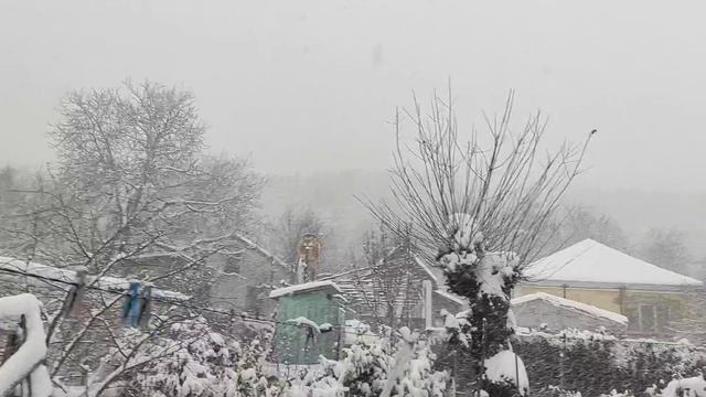 Снегопад в Крыму 31 декабря