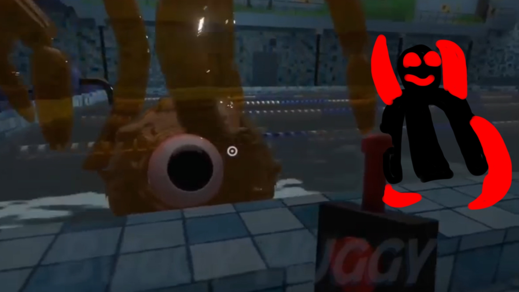 реакция агента на buggy huggy garten of banban 2