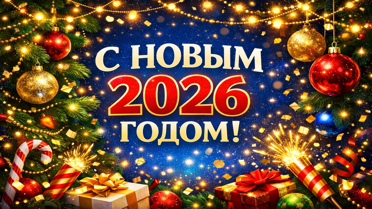 С Новым годом! Пусть 2026 станет лучше прежнего