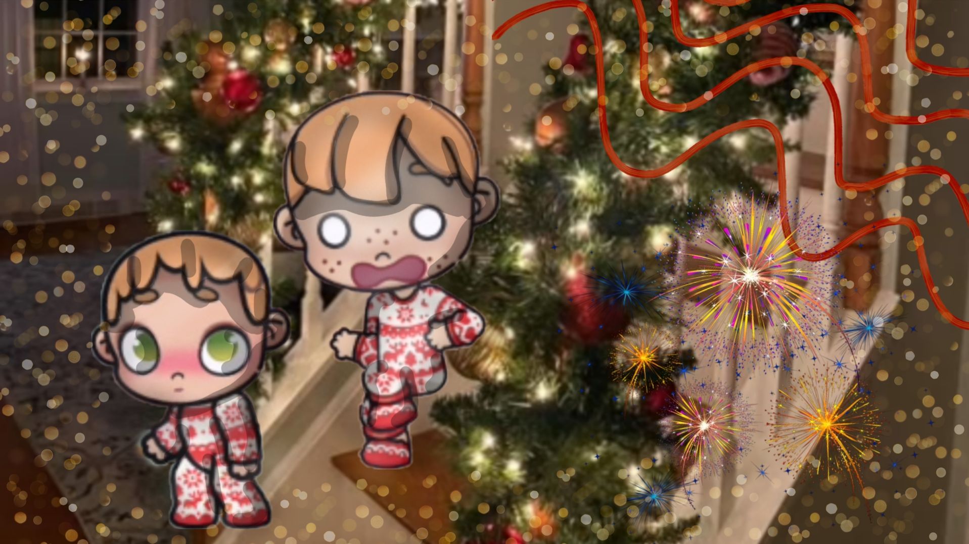 Мальчики🥥 не спят😅👀 в Новогоднюю ночь🎆!