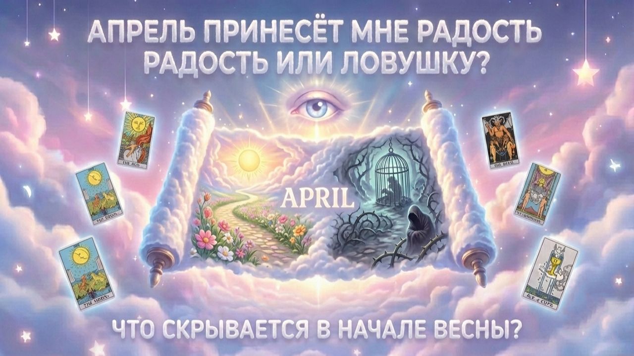 Апрель принесёт мне радость или ловушку? Что скрывается в начале весны? 💕 Таро сегодня 🧿