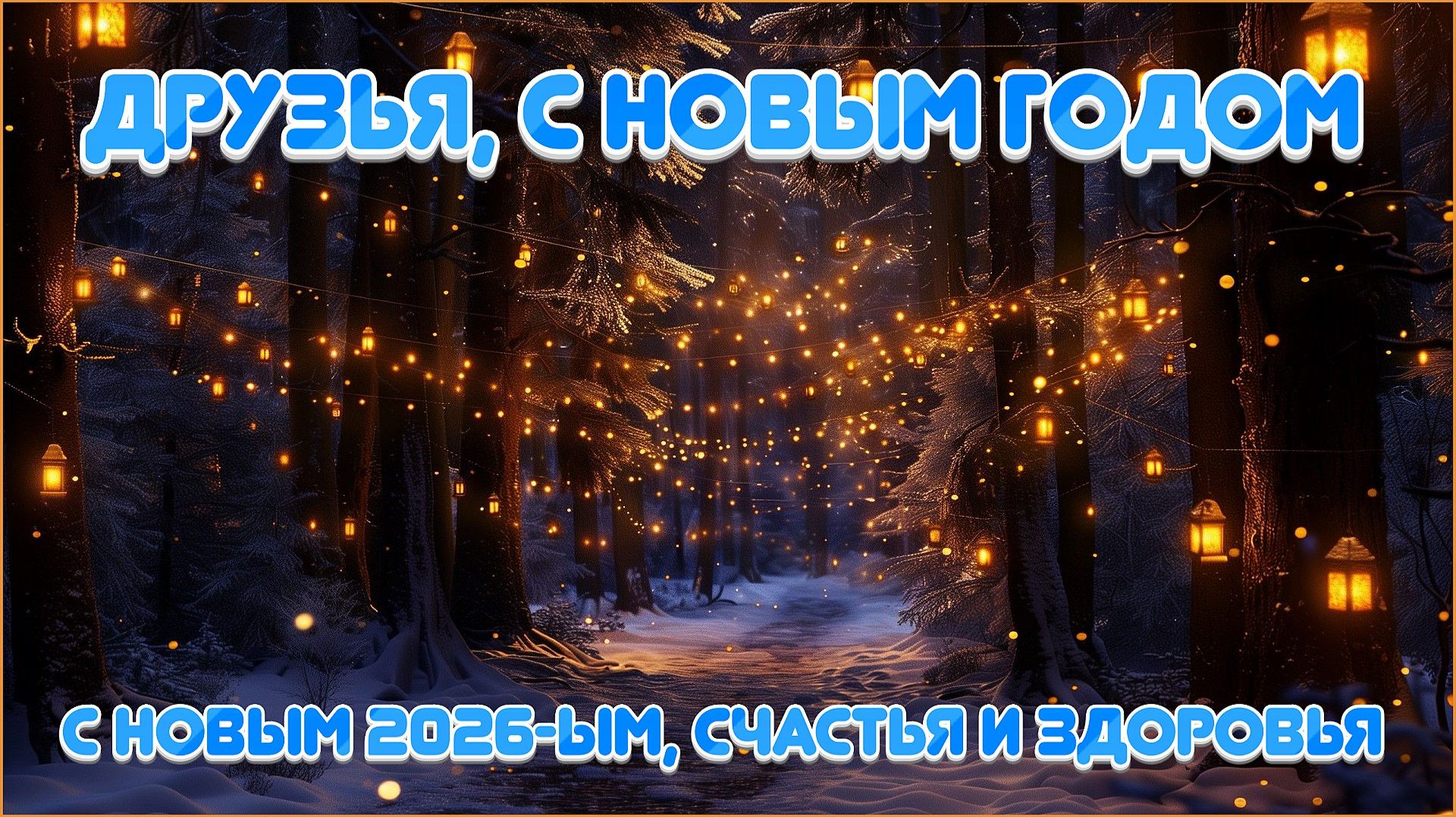 Друзья, поздравляю всех С Новым годом. 2026г.