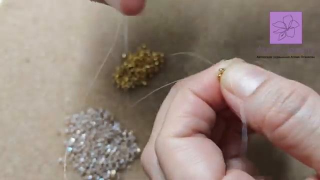 Как сплести плоскую цепь из бисера Мастер класс для новичков