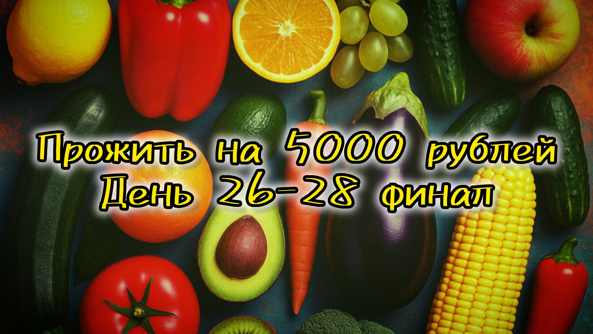 Прожить на 5000 рублей 4 недели. День 26-28. Финал