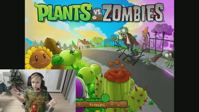 показал лицо !!! растения против зомби № 8