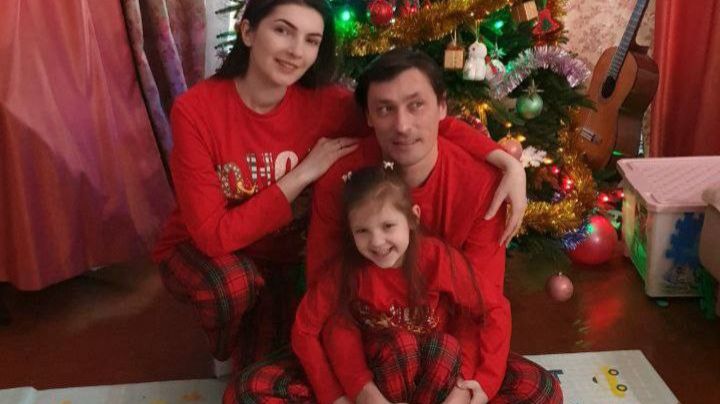 Дед Мороз в гостях у Насти