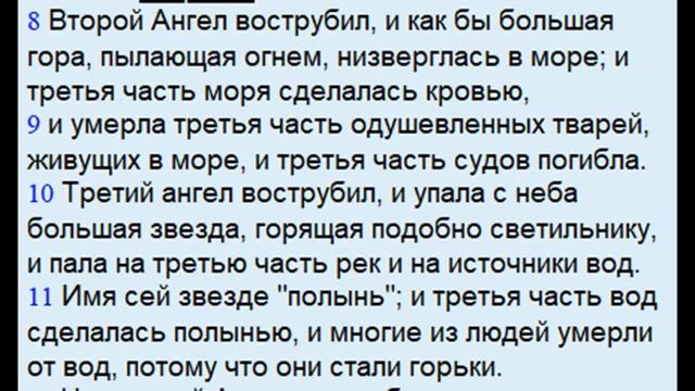 8 СЕМИНАР ПО ОТКРОВЕНИЮ - 8 ГЛ. ТРУБЫ