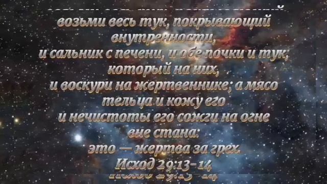 29 ГЛАВА КНИГИ ИСХОД