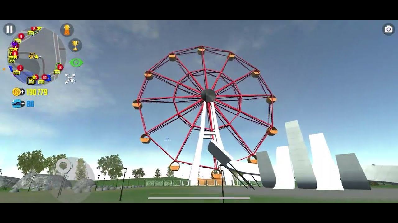 Как запрыгнуть в кабинку колеса обозрения в игре car Simulator 2?! 2 часть