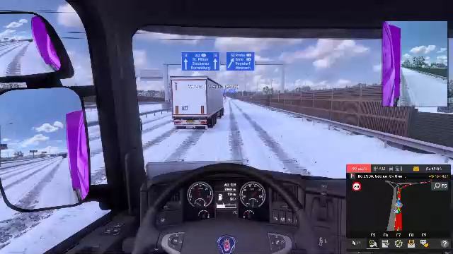 КАТАЕМ В ETS 2 №8 (НОВОГОДНИЙ)