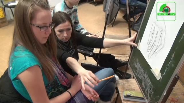 2013_01_02 Инна Андрей Слибо/ 5 МИНУТ В ХУДОЖКЕ