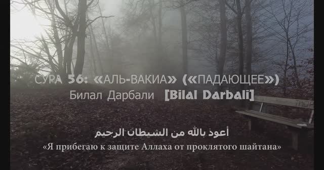 СУРА 56: «АЛЬ-ВАКИА» («ПАДАЮЩЕЕ») Билал Дарбали