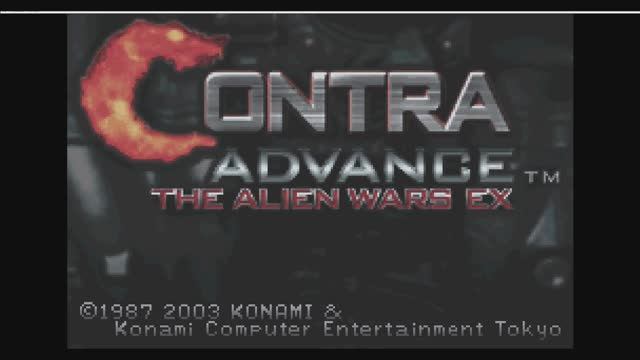 Contra Advance (GBA) — Прохождение The Alien Wars EX