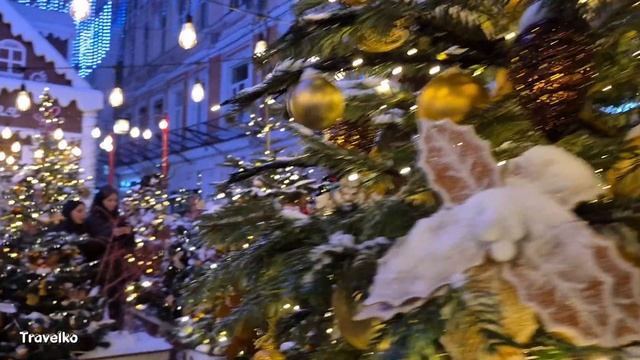 Зима в Москве-2026. Камергерский переулок и Тверская улица