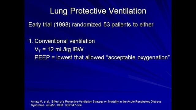 9_Lung Protective Ventilation (Mechanical Ventilation - Lecture 9) Eric Strong