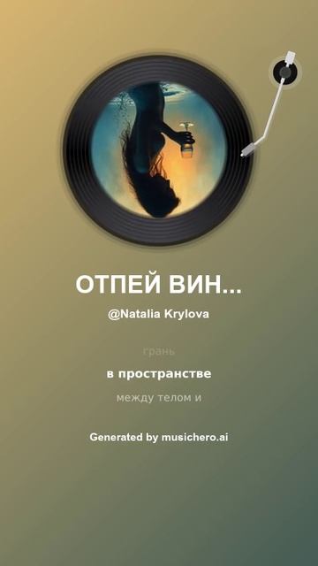 ОТПЕЙ ВИНА. На стизхи Татьяны Кайсаровой (26)