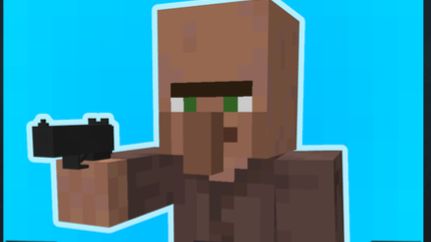 Minecraft но я должен защитить свою базу от зомби
