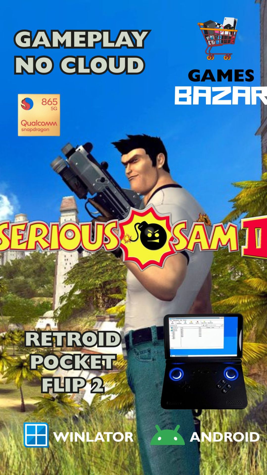 Serious Sam 2 на андроид Winlator v10.1Retroid pocket flip 2 #serioussam2 #winlator