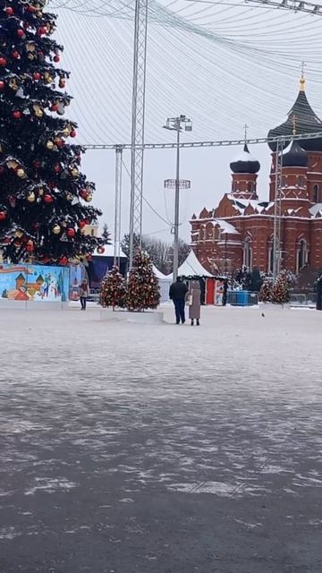 Новый год Рождество новогодняя елка Тула Россия