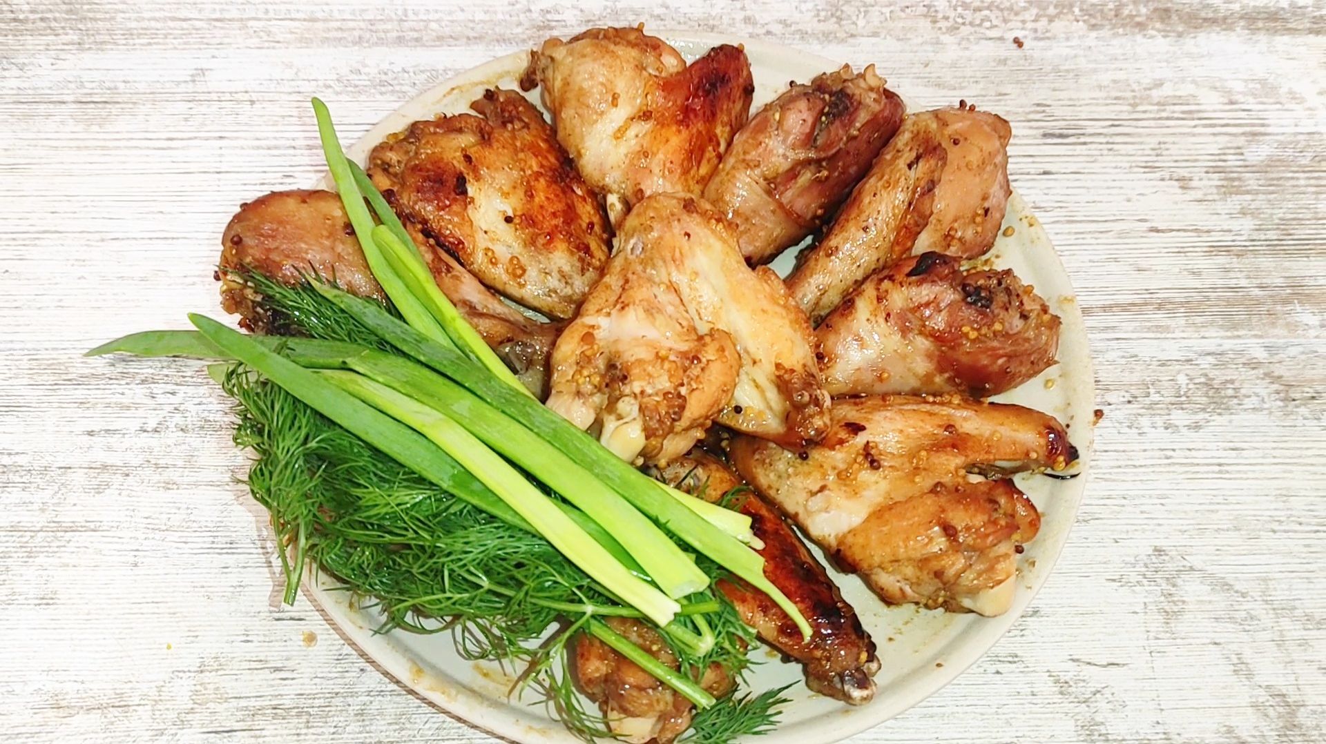 Куриные крылья и ножки в маринаде медово-соевом в духовке Понравится всей семье - рецепт