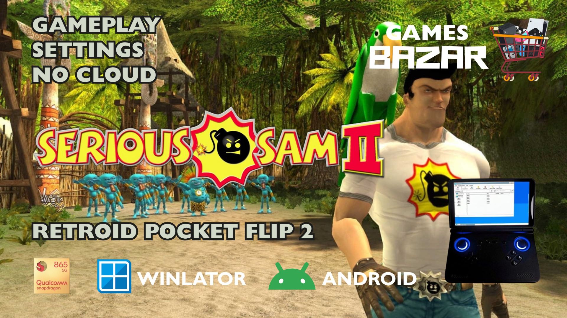 Serious Sam 2 на андроид настройки Winlator v10.1Retroid pocket flip 2 #serioussam2 #winlator