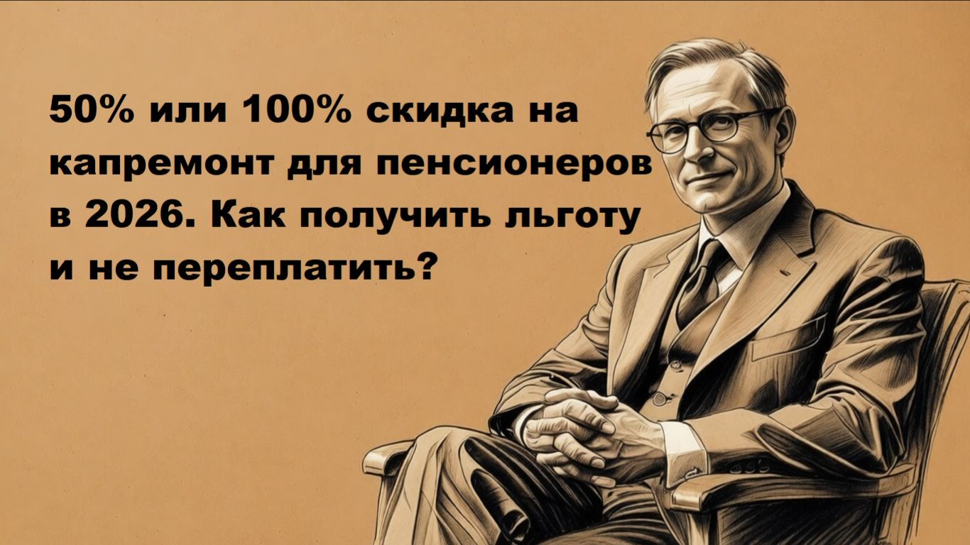Льготы на капитальный ремонт для пенсионеров в 2026 году: как сэкономить